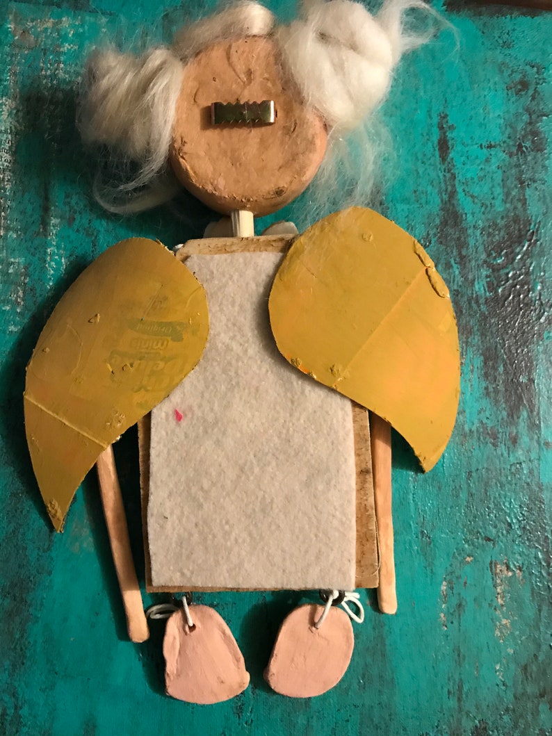 Angel Art Doll, Sculpted Angel, Angel Wall Hanging - Etsy