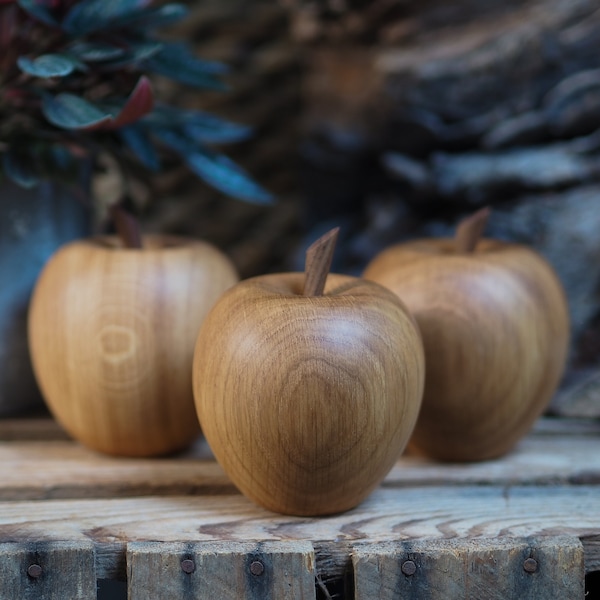 Wooden Apple - Etsy
