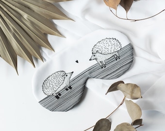 Hedgehog Sleep Mask - Etsy