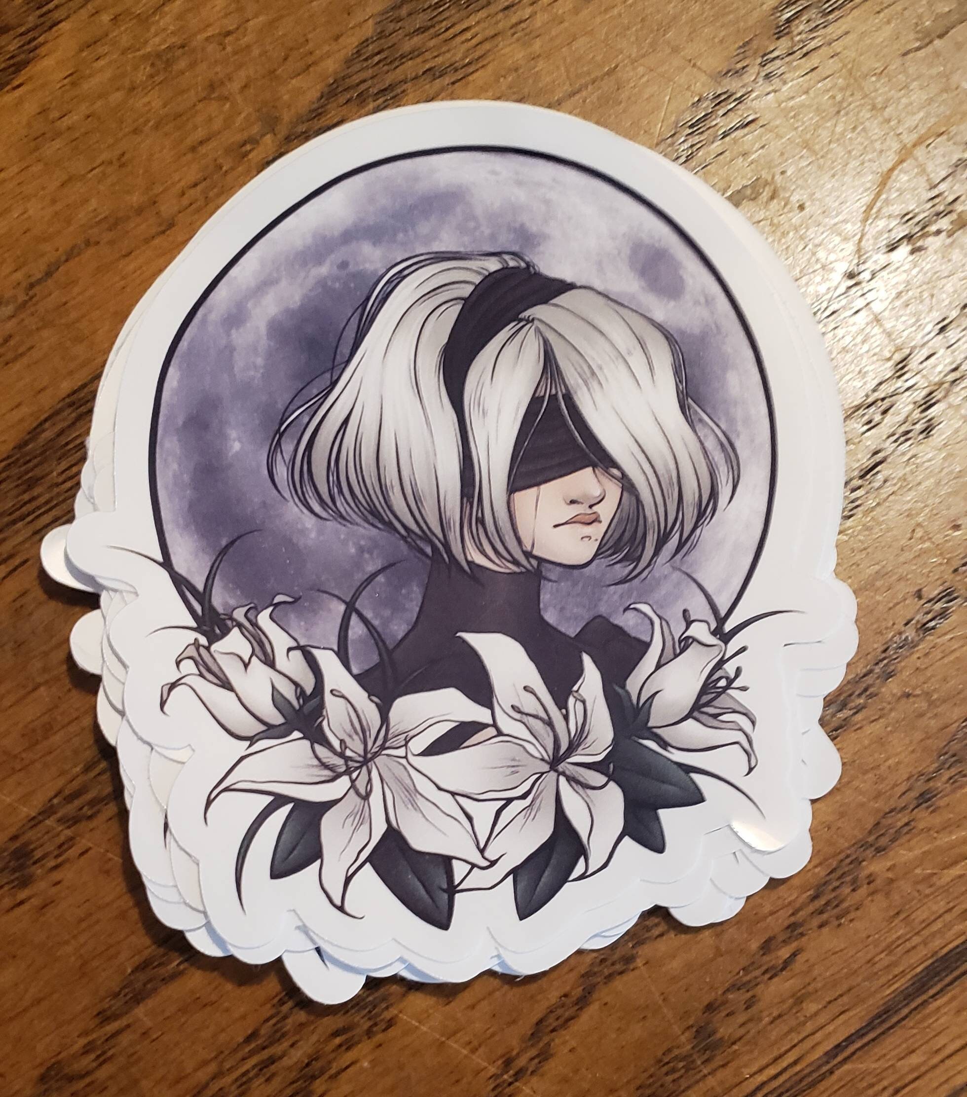 Nier Automata Stickers Decor Fanart Journal Gaming | Etsy