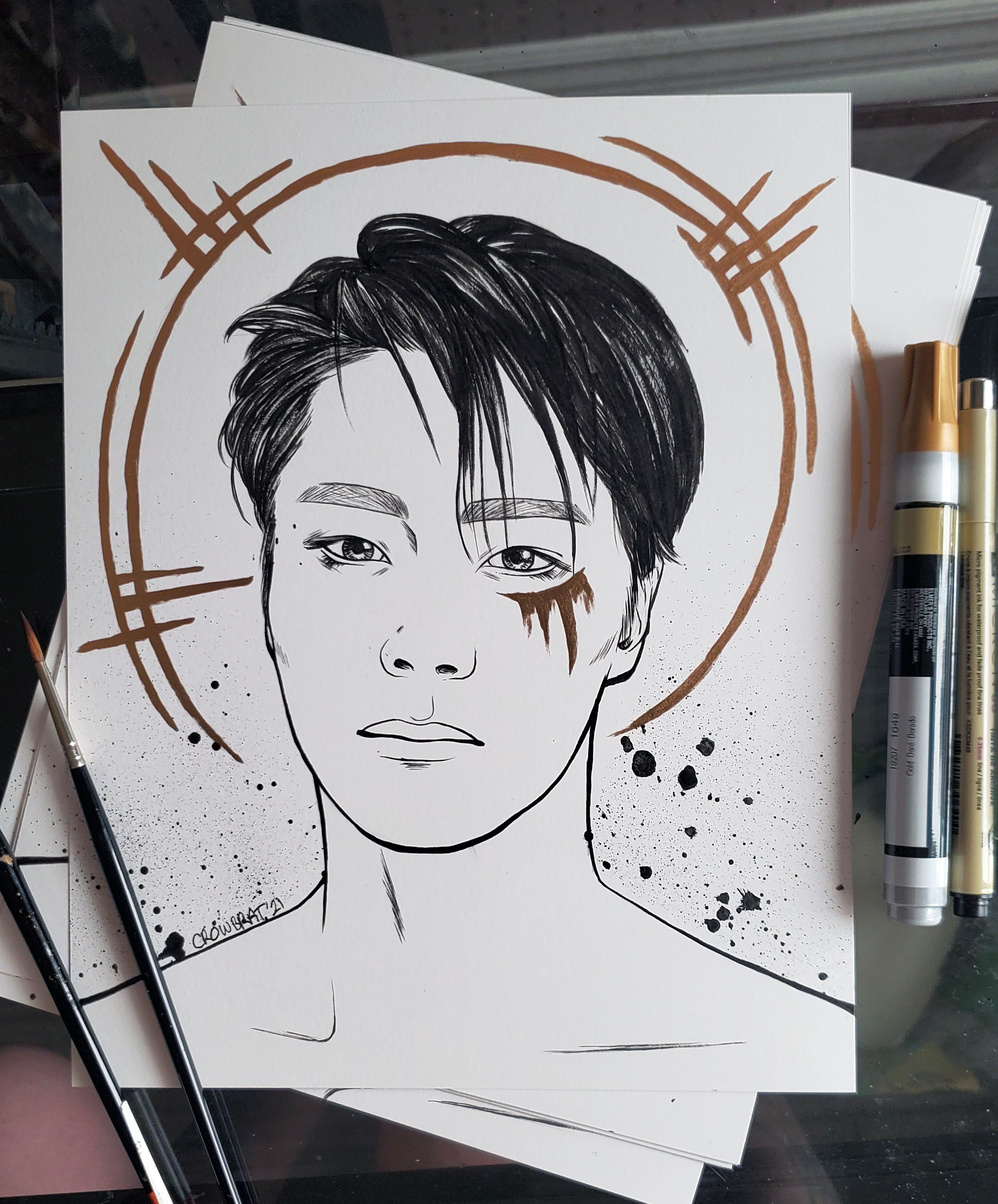 ASTRO Moonbin Switch on Kpop Portrait - Etsy
