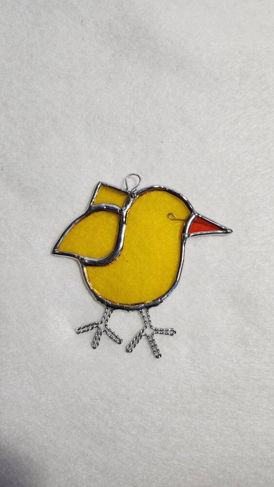 Stained Glass Chick, Stained Glass Easter Chick, Stained Glass Easter ...