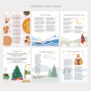 Christmas Carols Songbook Printable PDF | Singalong Caroling Book ...