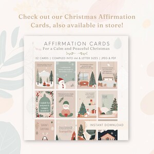 Calm Affirmation Cards, Printable Mindfulness and Positivity Daily ...