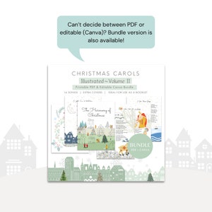 Christmas Carols Songbook Printable PDF | Singalong Caroling Book ...