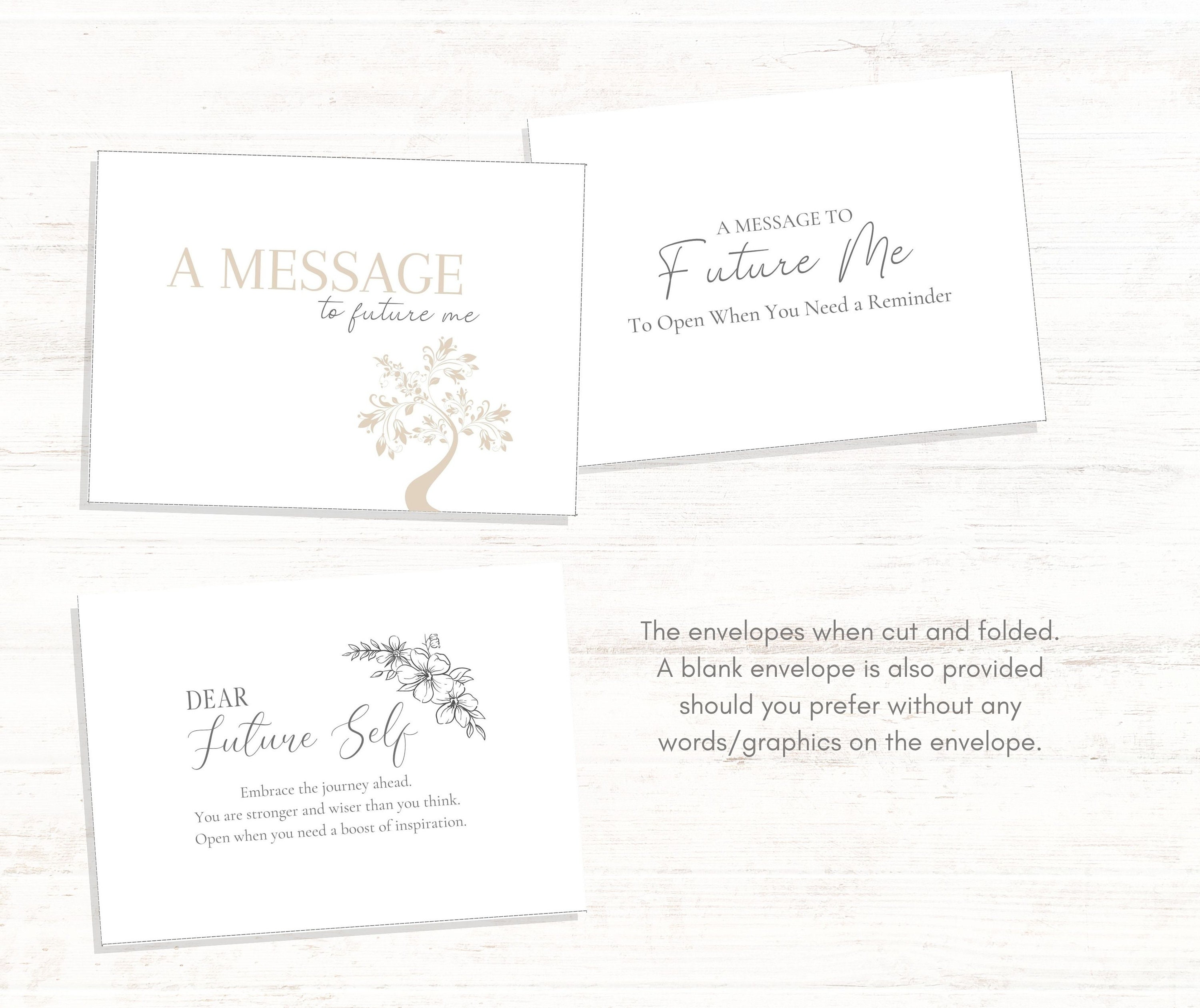 Time Capsule Letter Template, Personalized Letter to Future Me ...