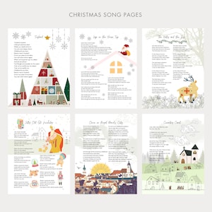 Christmas Carols Songbook Printable PDF | Singalong Caroling Book ...