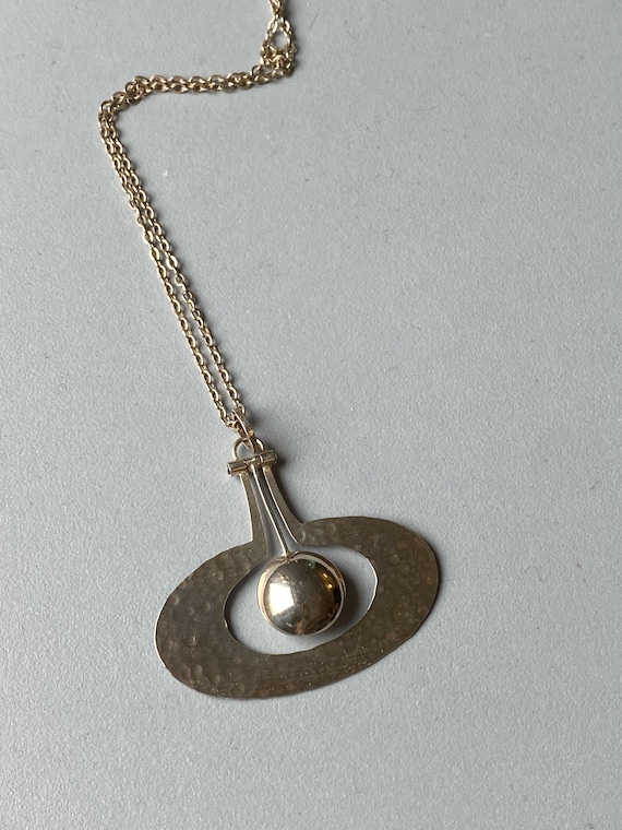 Original/Modernist Finnish sterling silver pendant na… - Gem
