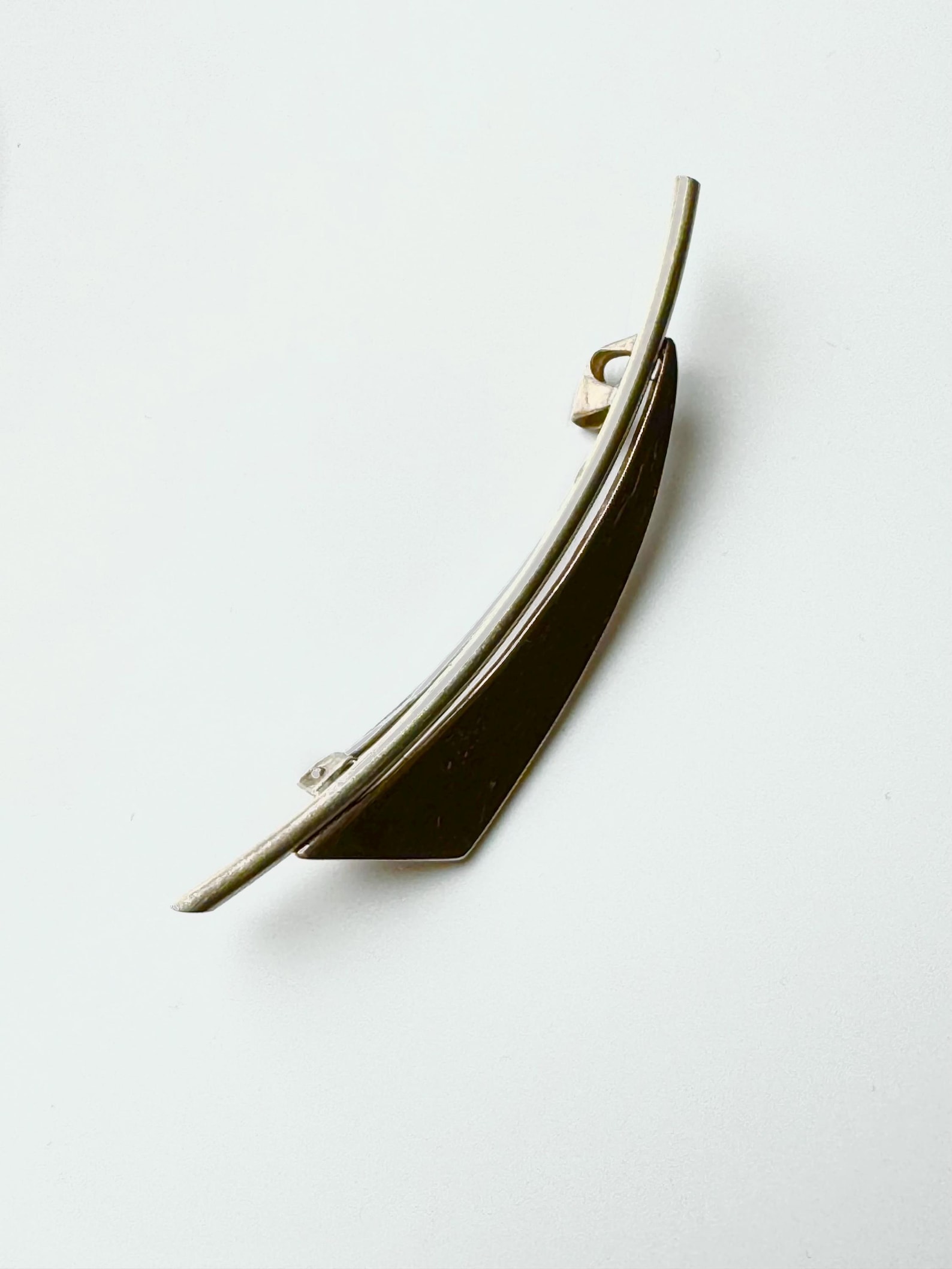 Modernist Finnish Gilded Sterling Silver Brooch , Made by Finnish ...
