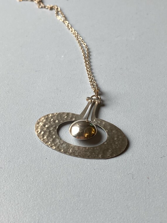 Original/Modernist Finnish sterling silver pendant na… - Gem