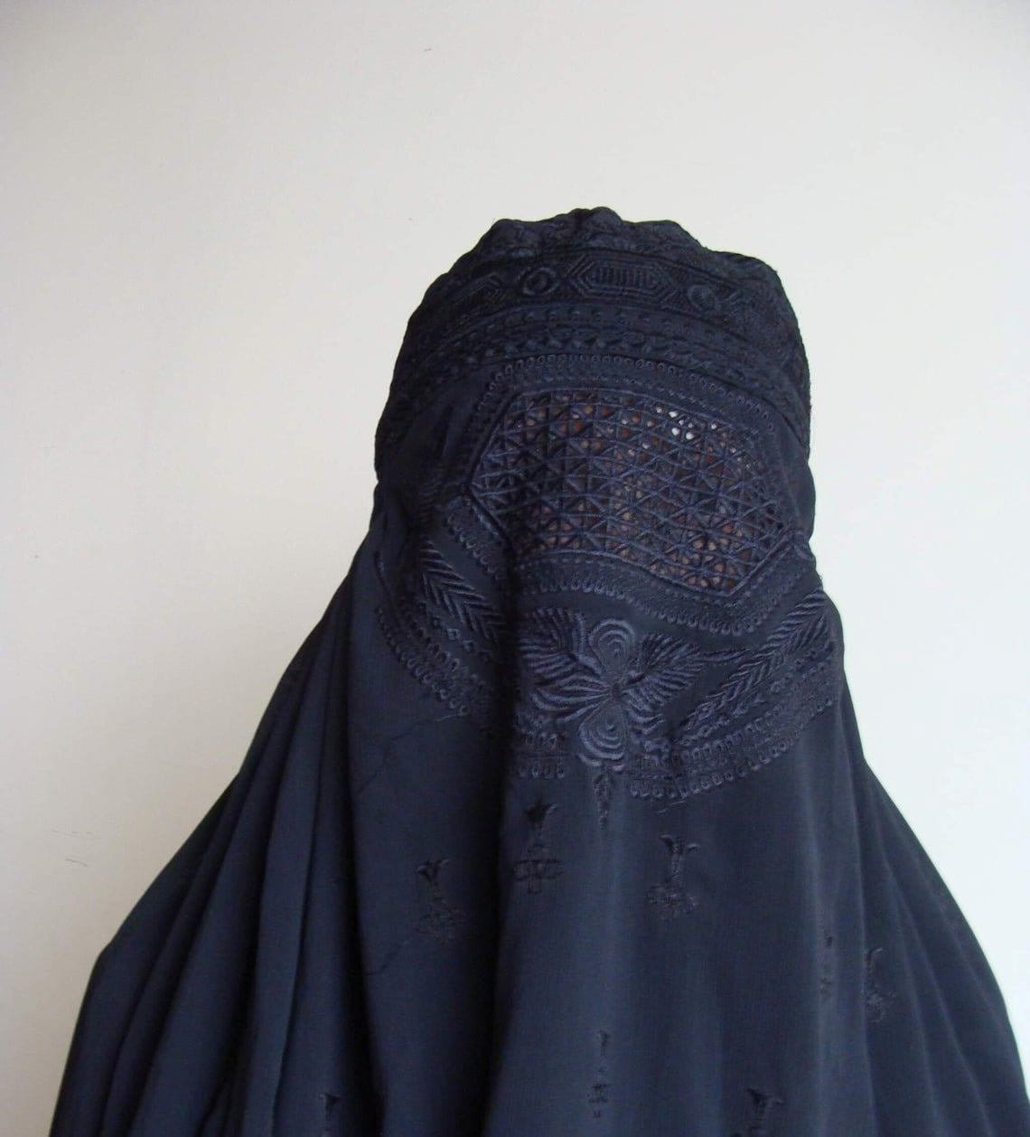 Afghan Burqa Niqab Burka Muslim Abaya Chador Handmade Women | Etsy Afghan Burqa Niqab Burka Muslim Abaya Chador Handmade Women | Etsy