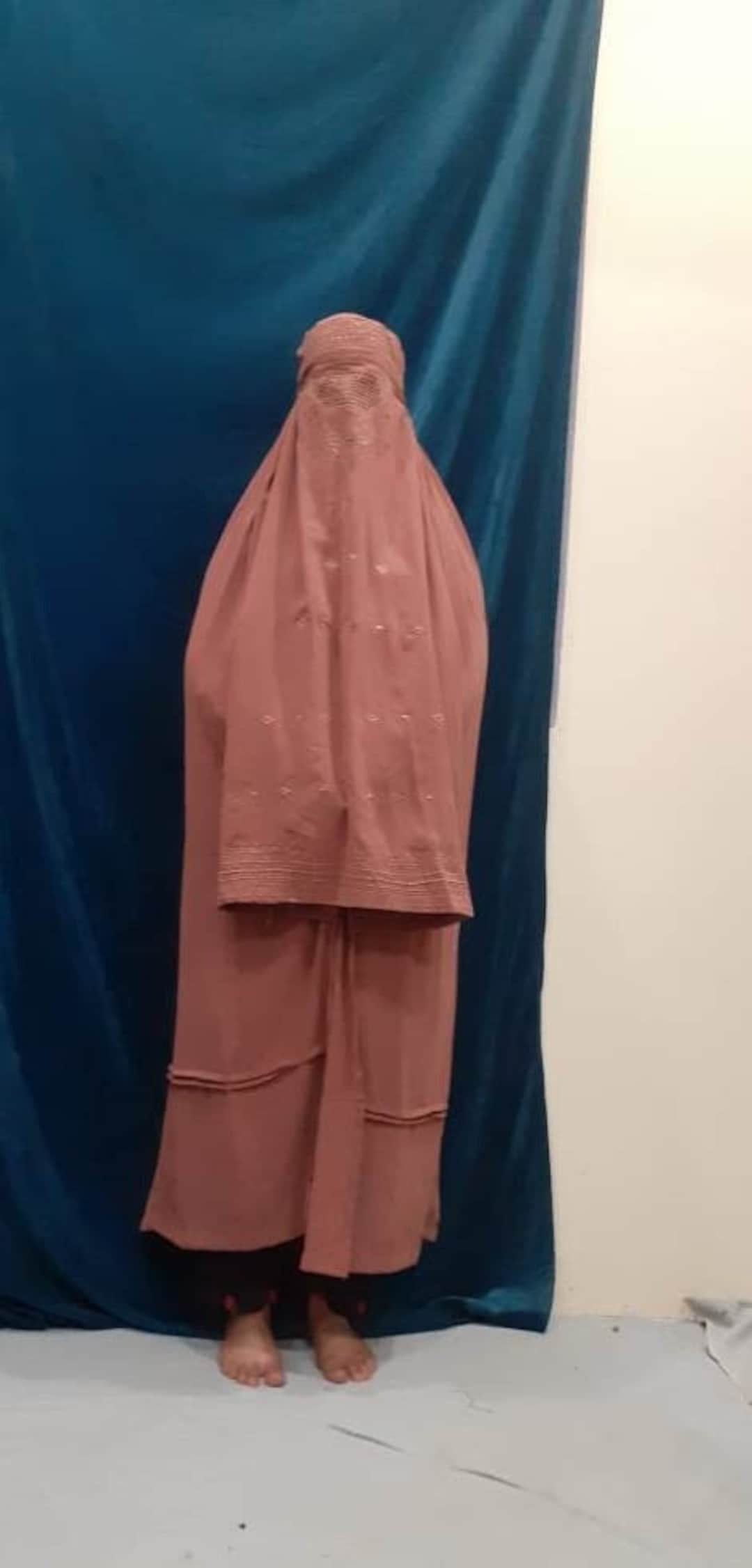 Light Pink Color Afghan Burqa Niqab Burka Muslim Abaya Chador - Etsy