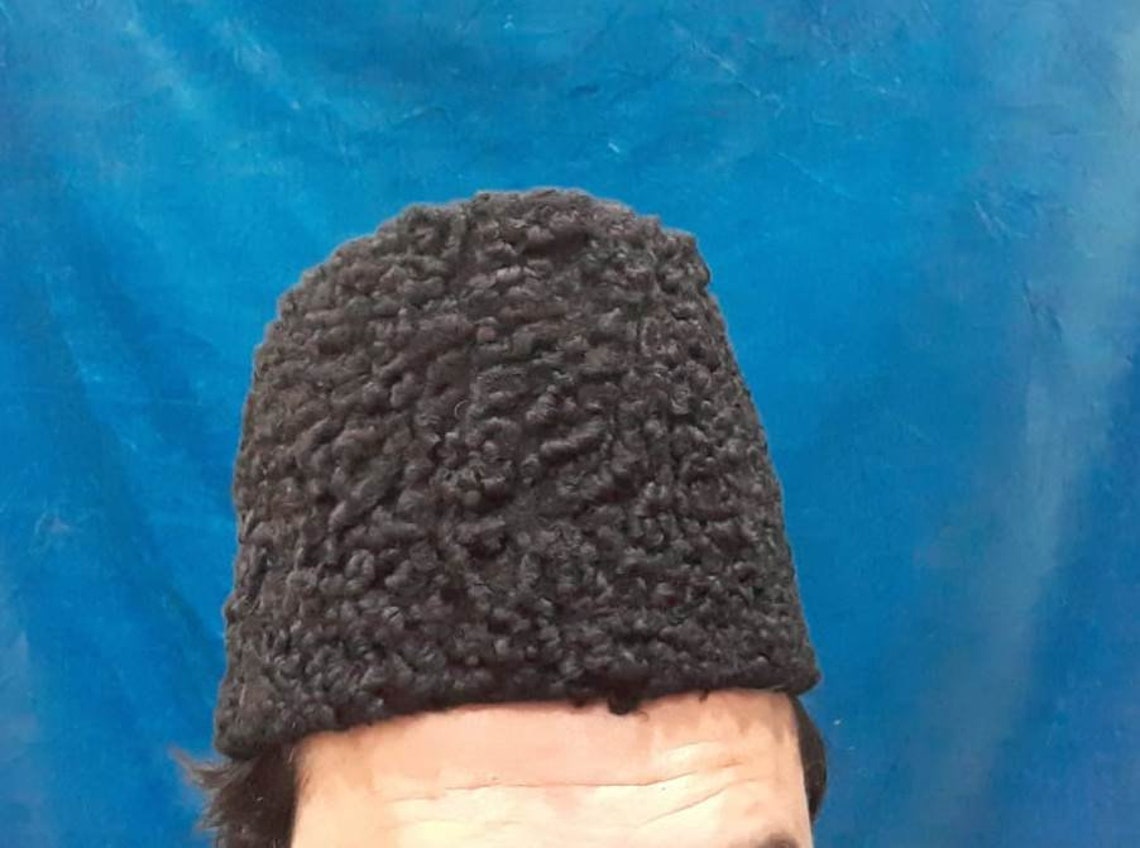Jinnah Cap Karakul Cap Jinnah Hat Lamb Broadtail Kufi Fur | Etsy