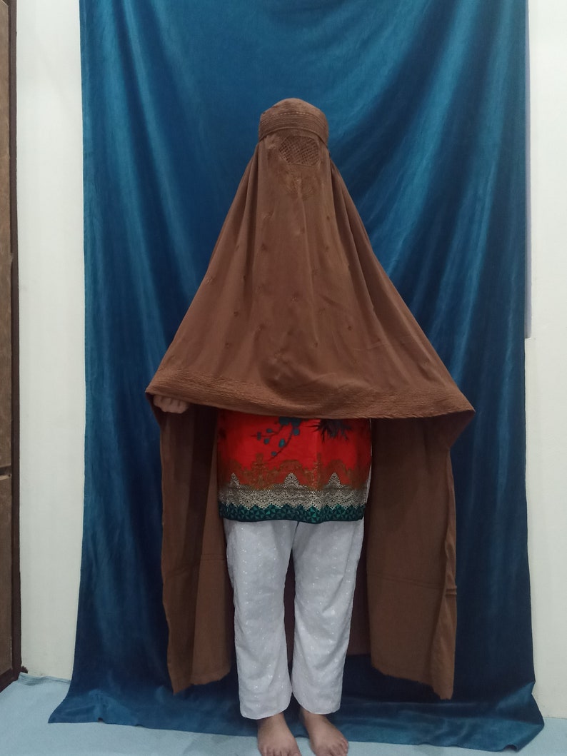 Afghan Burqa Niqab Burka Muslim Abaya Chador Handmade Etsy