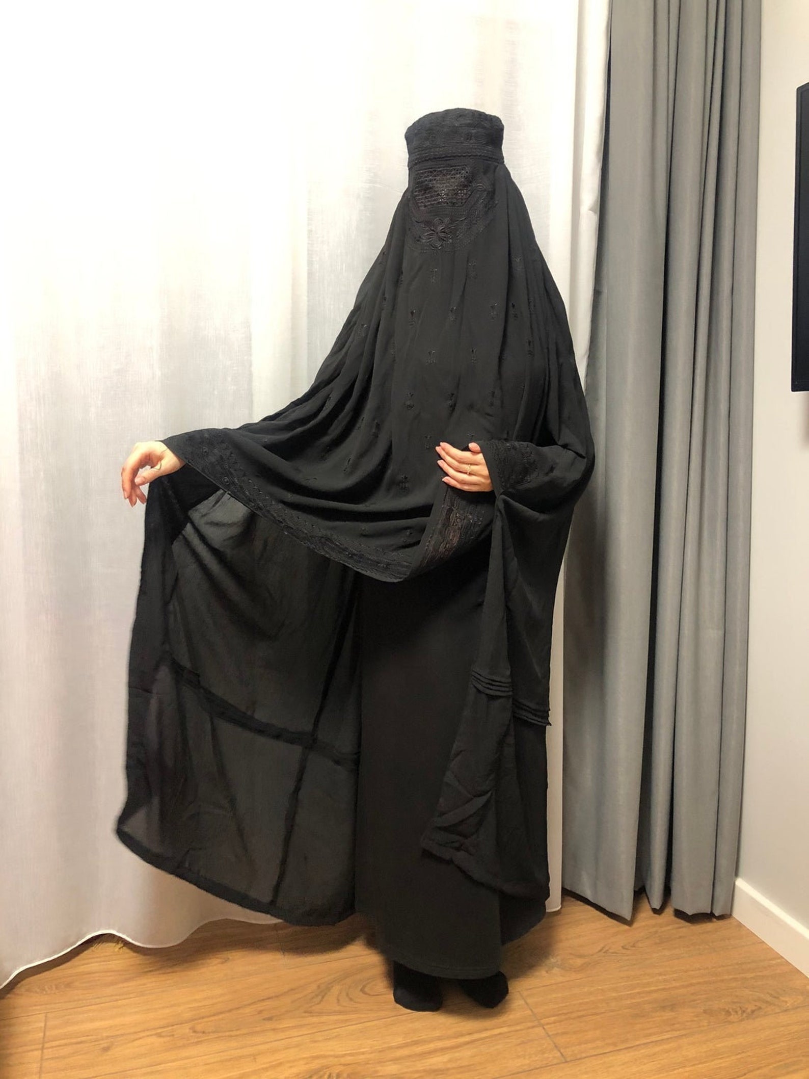 Afghaanse boerka niqab burka moslim abaya chador handgemaakte | Etsy