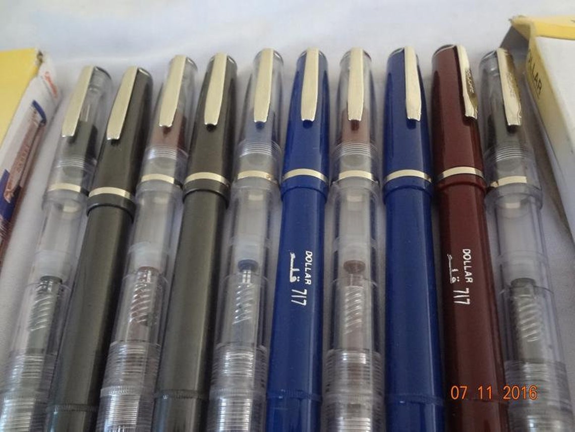 10 Pcs Dollar Pen 5x 717 Calligraphy 5x 717i Transparent - Etsy