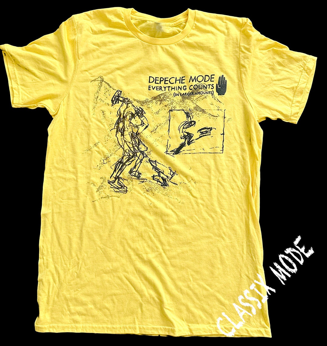 Depeche Mode Everything Counts Tee - Etsy