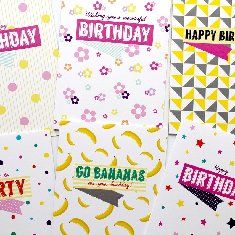 Pack of 12 Assorted Greeting Cards - Etsy