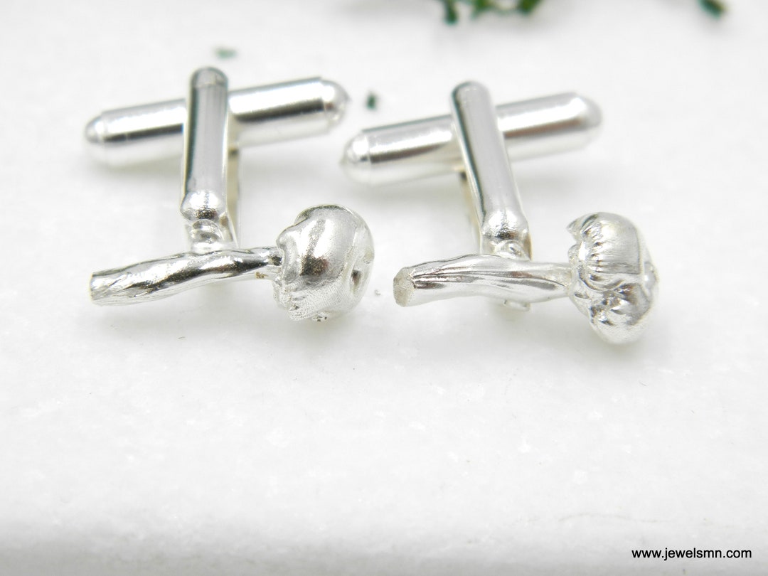 Handmade Cuff Links Μushrooms, Suit Accessories Gift for Men by Mother ...