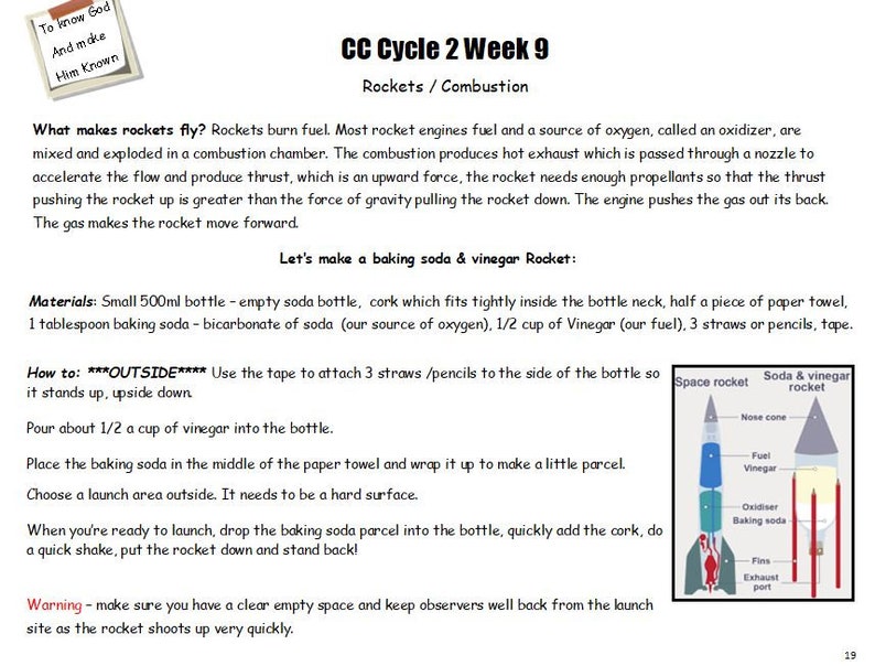 CC Weekly - Hands-on Science - Cycle 2 - Etsy