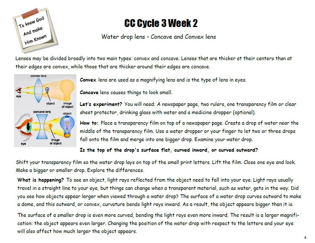 CC Weekly - Hands-on Science - Cycle 3 - Etsy
