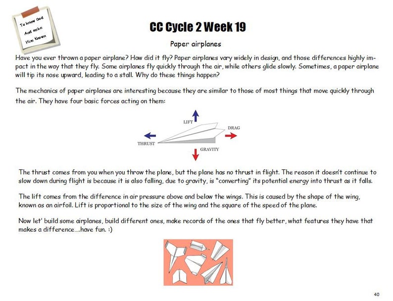 CC Weekly - Hands-on Science - Cycle 2 - Etsy