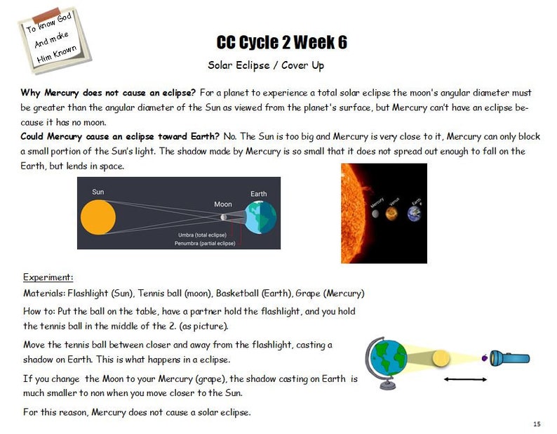 CC Weekly - Hands-on Science - Cycle 2 - Etsy