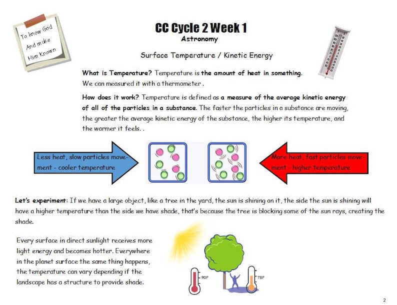CC Weekly - Hands-on Science - Cycle 2 - Etsy