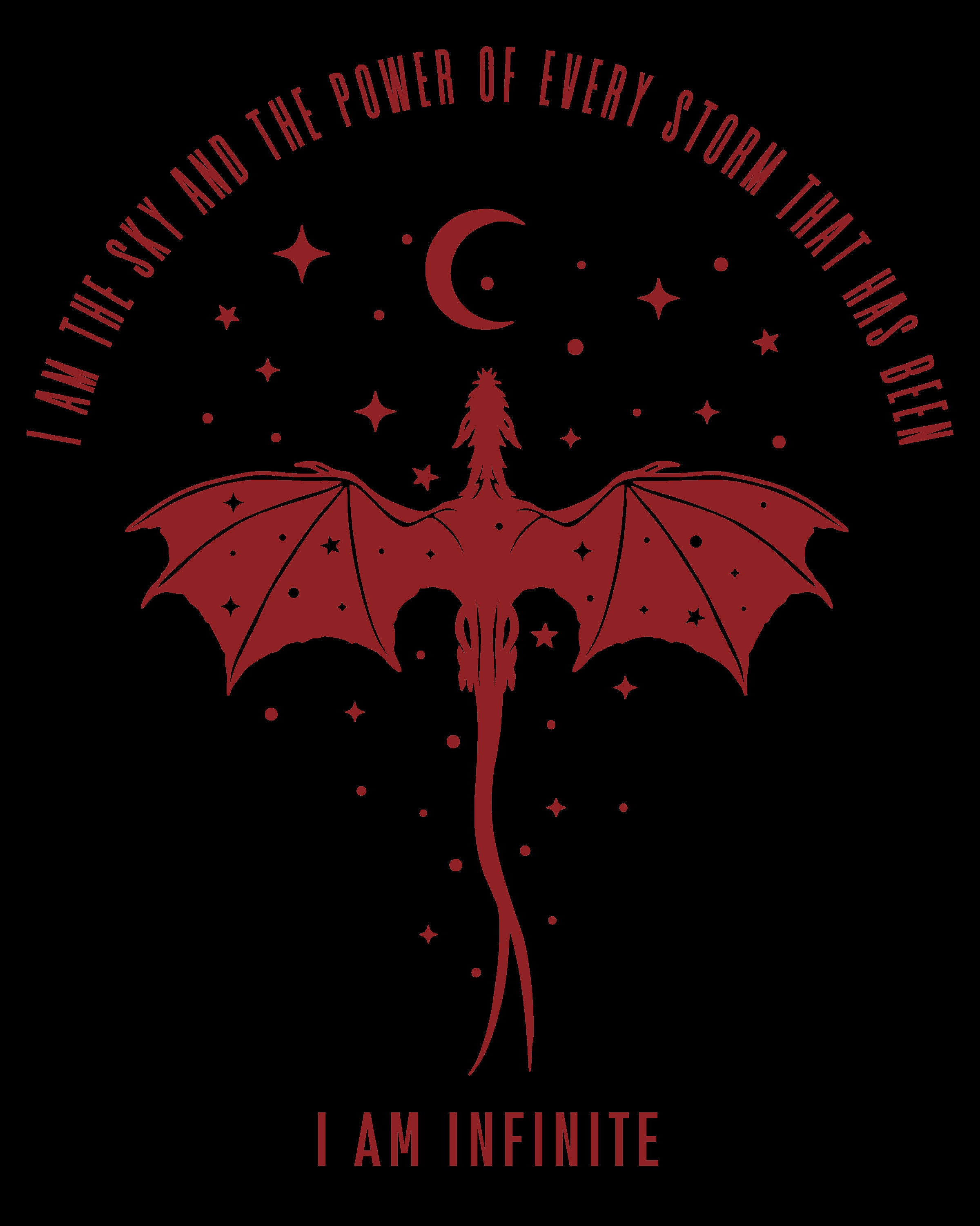 PNG FOURTH WING: I Am Infinite Dragon - Etsy