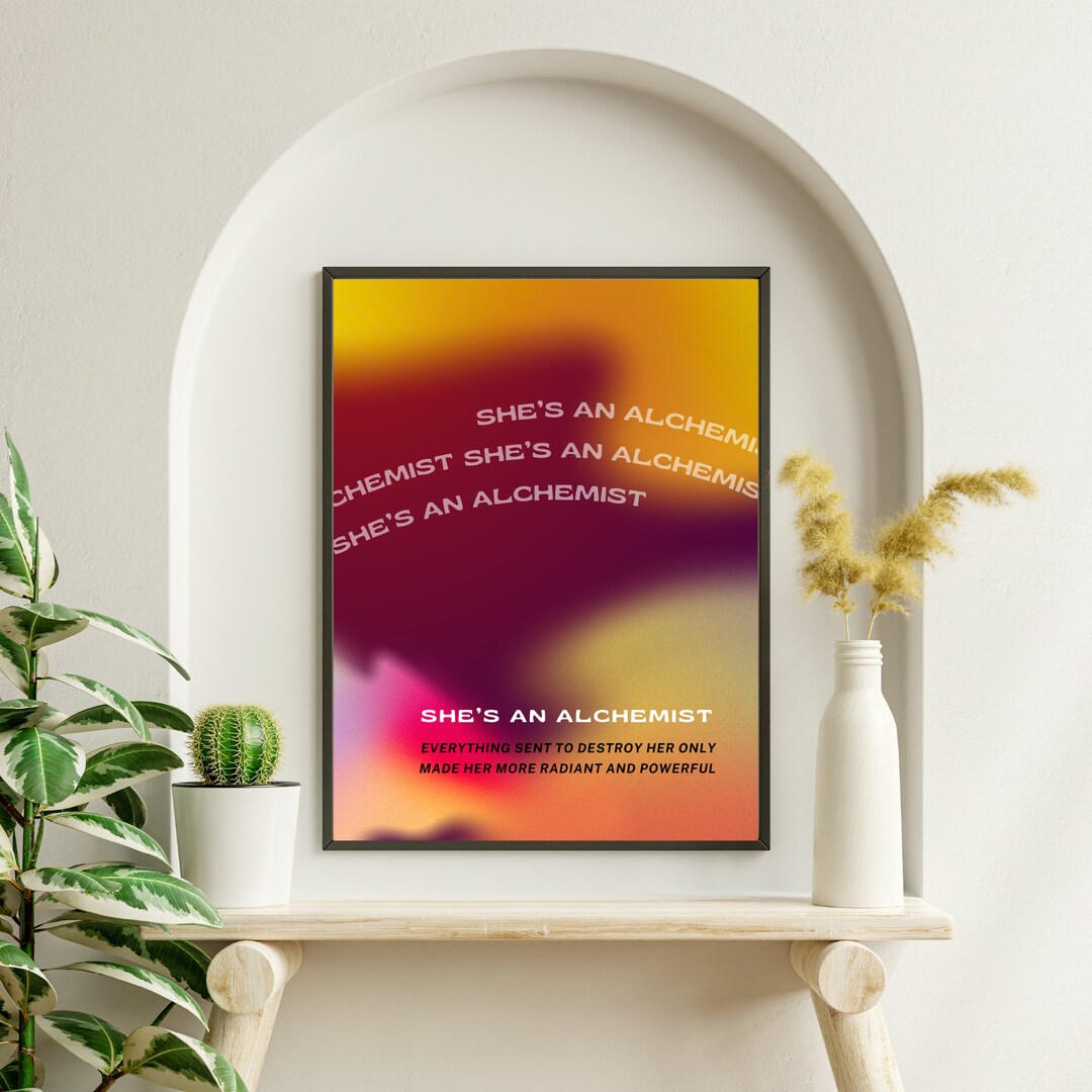 Digital Editable Resilient Alchemist Poster - Etsy
