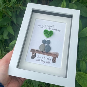 Emerald Wedding Anniversary Gift, 60th Wedding Anniversary Gift ...