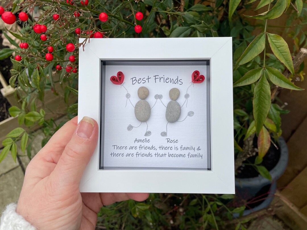 Best Friends Personalised Gift, Handmade Unique Best Friends Gift ...
