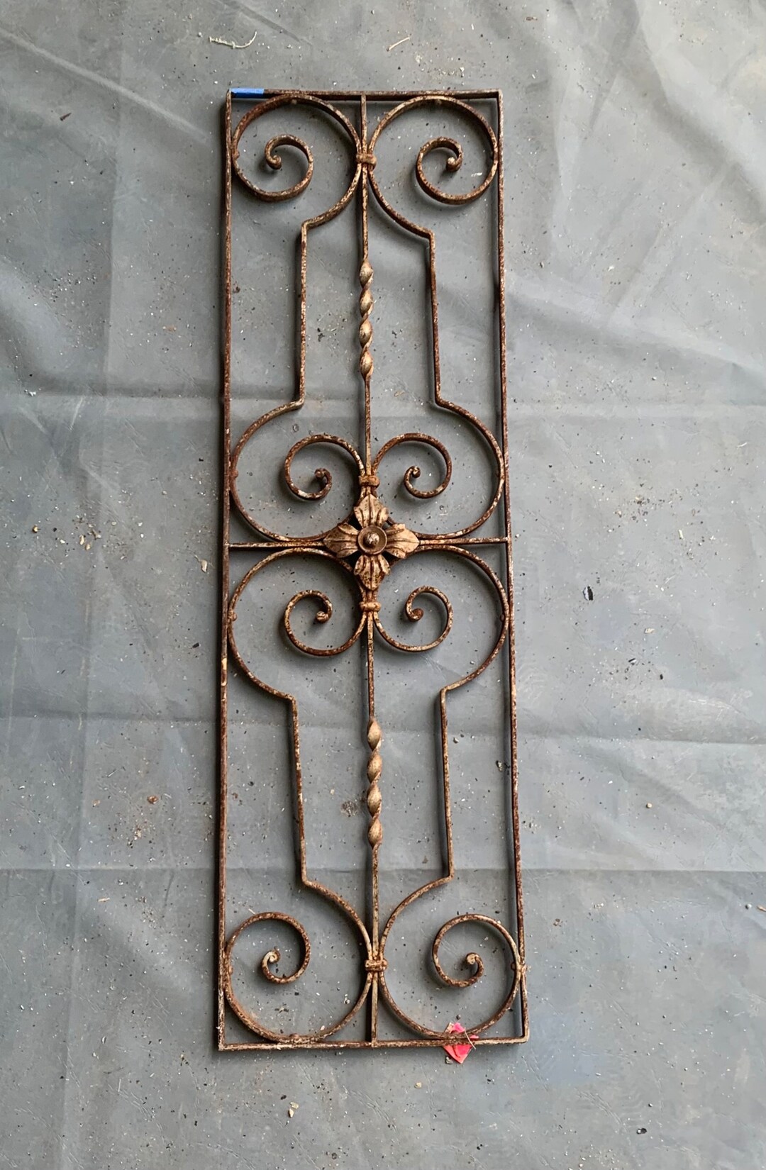 Antique German Wrought Iron Window Treatment (434) - Etsy