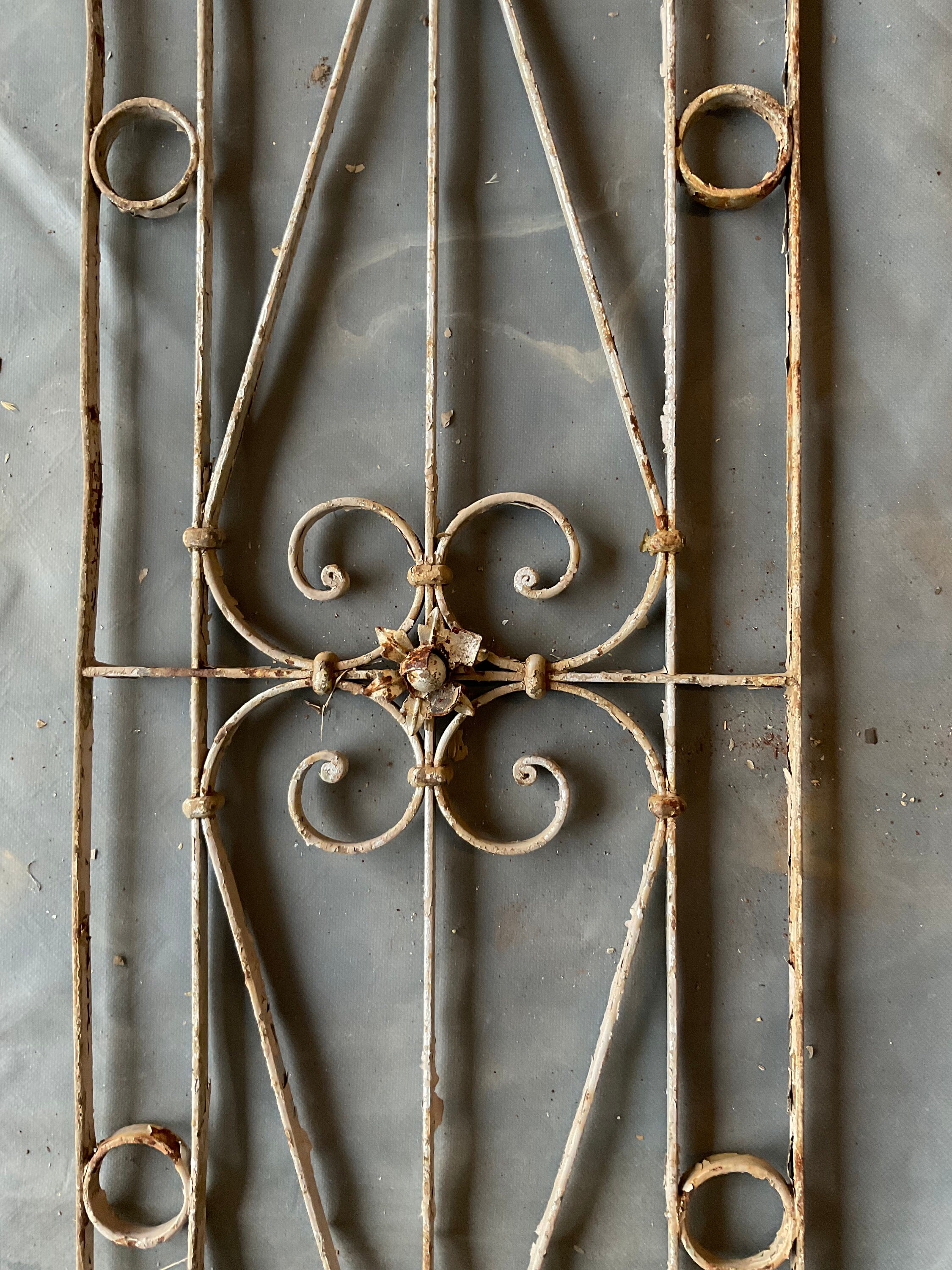 Antique German Wrought Iron Window Treatment #414 - Etsy