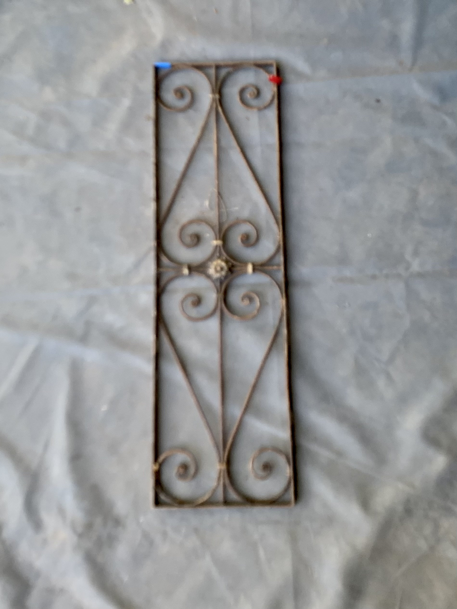Antique German Wrought Iron Window Treatment (443) - Etsy