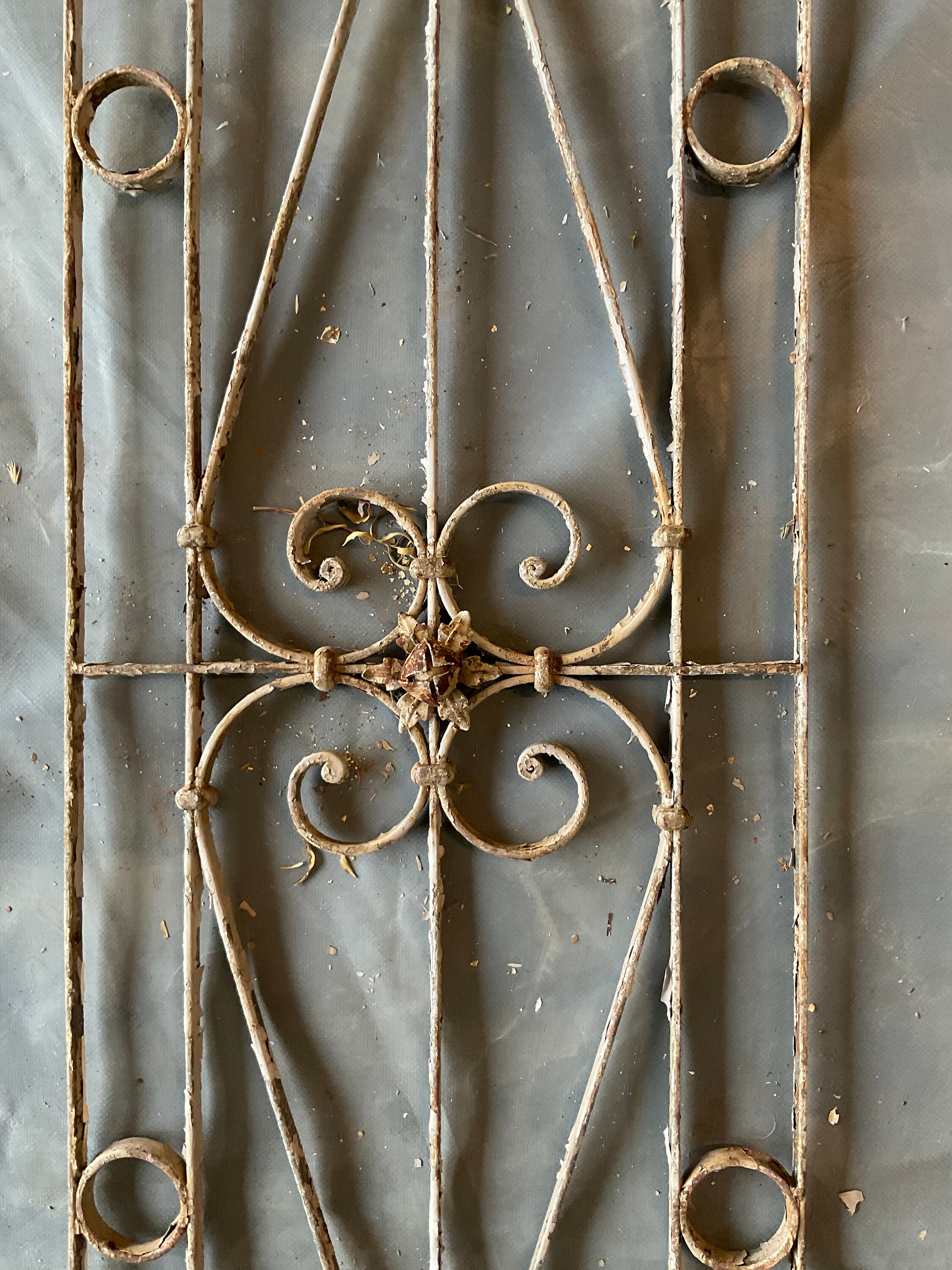 Antique German Wrought Iron Window Treatment #413 - Etsy