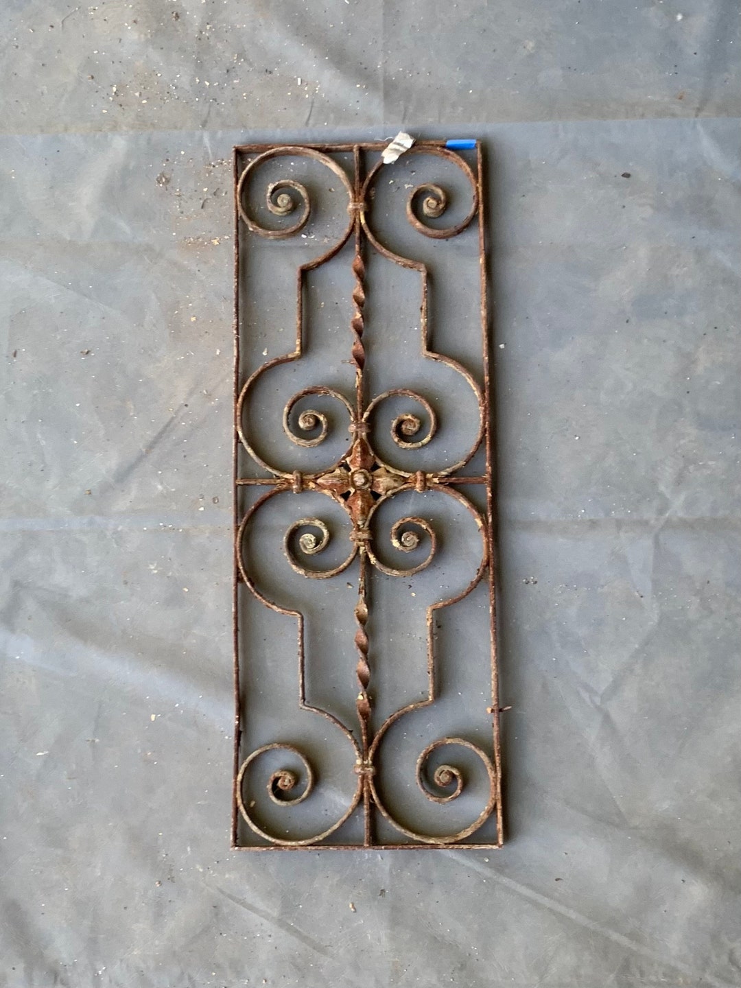 Antique German Wrought Iron Window Treatment (441) - Etsy