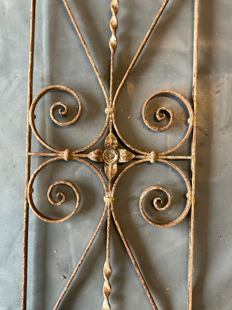 Antique German Wrought Iron Window Treatment #412 - Etsy