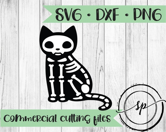 Cat Skeleton Svg Clip Art & Image Files Papercraft etna.com.pe