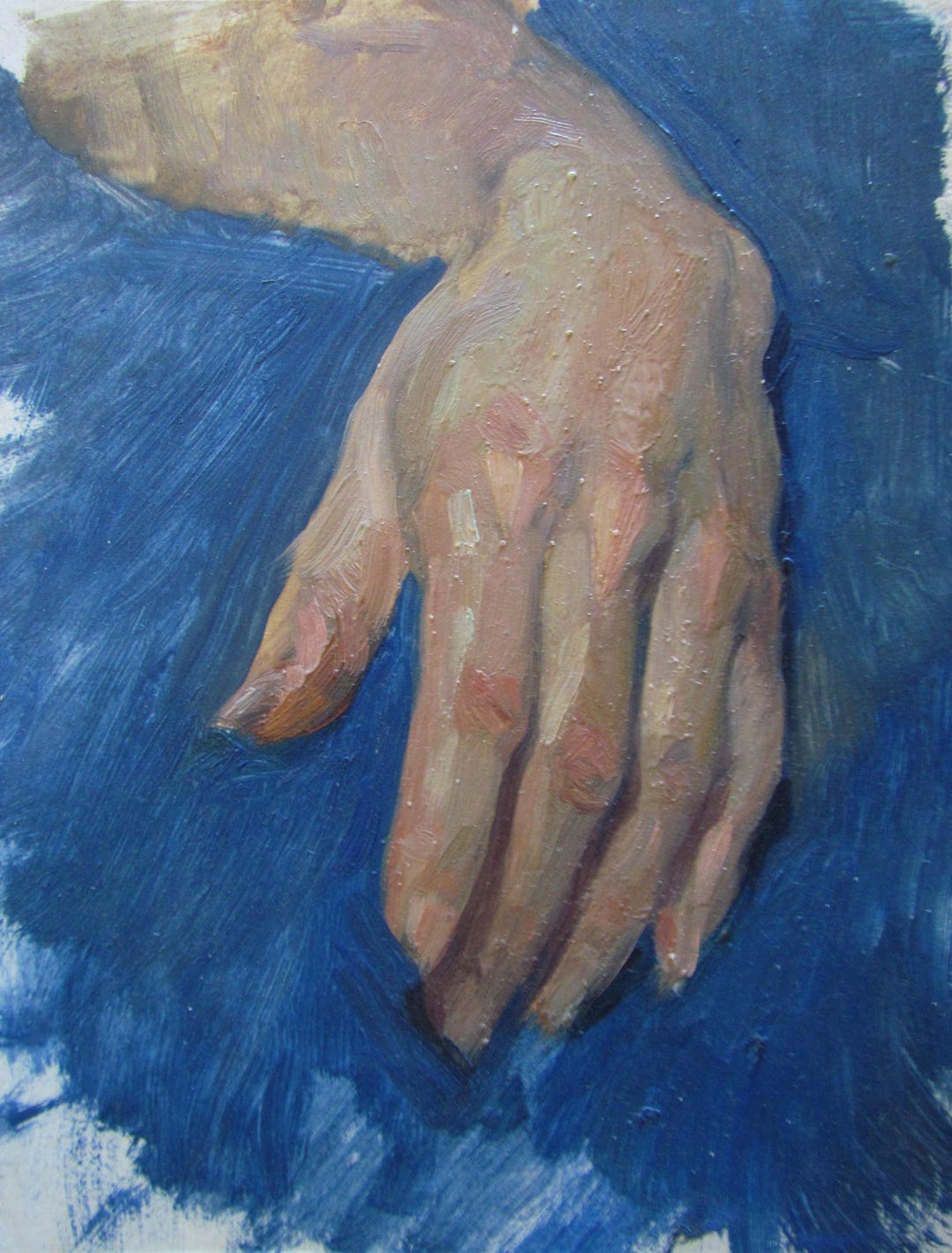 Wrist Painting,clasped Wrist,male Hands,academic Sketch,hands Wall Art ...