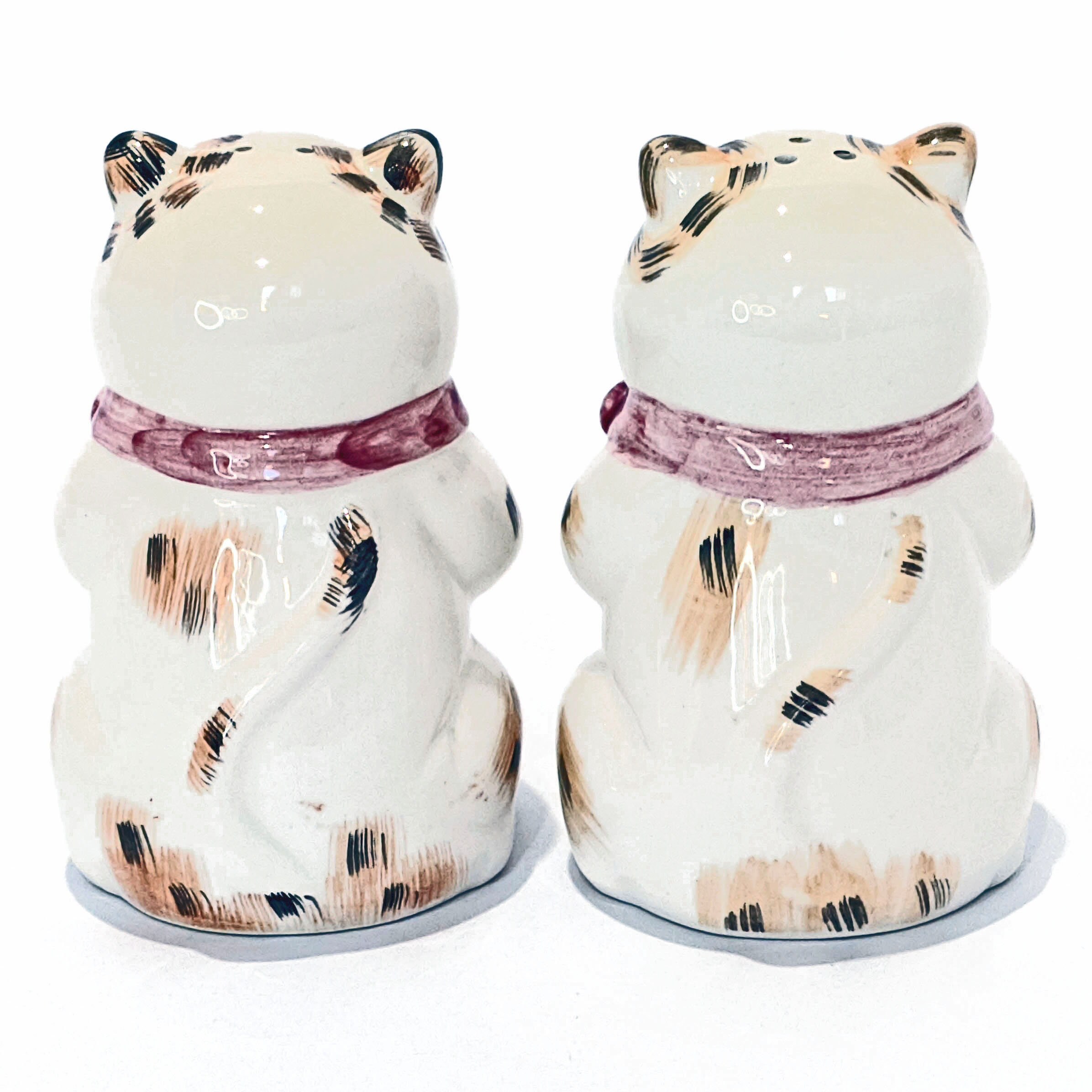 Cat Salt Pepper Cats Ceramic Calico Cats Cookies Novelty Cat Lovers ...