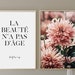 Rose Gold Print Flower Wall Art Set of 2 Prints Large - Etsy