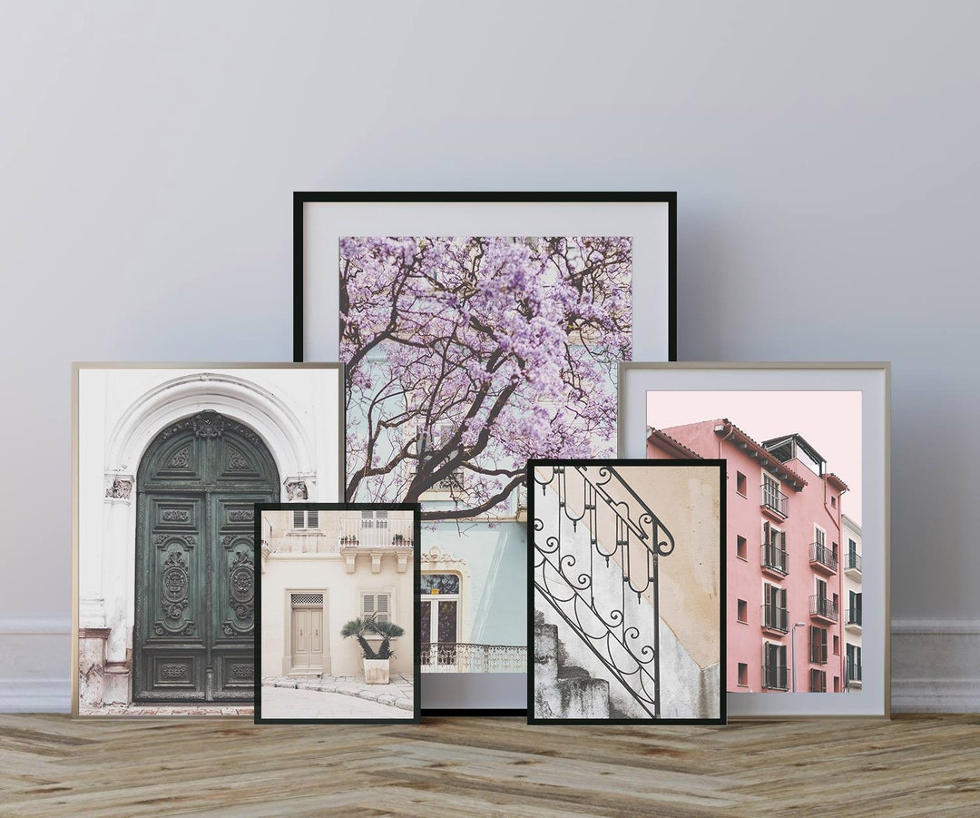 Set of 5 Prints, Photography Wall Art, Wall Art Set, Travel Print ...