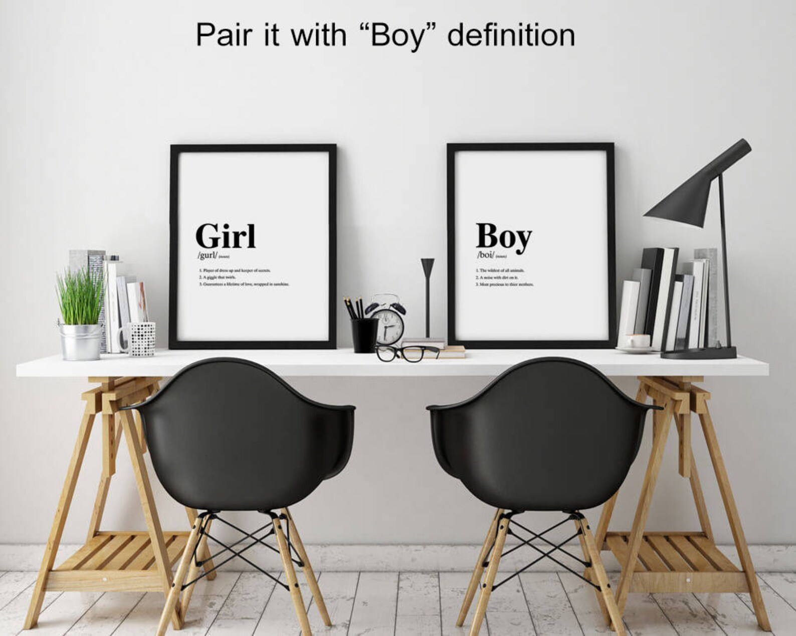 Girl Definition Print Definition Print Quote Print Wall - Etsy