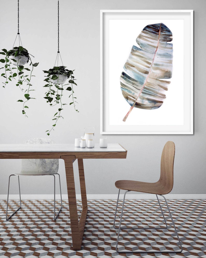 Banana Leaf Wall Art Banana Leaf Decor Banana Leaves Art - Etsy