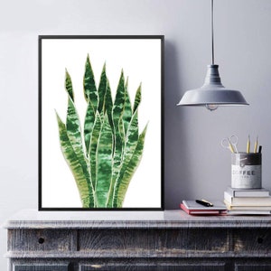 Plant Poster, Botanical Print, Succulent Print, Leaf Print, Tropical ...