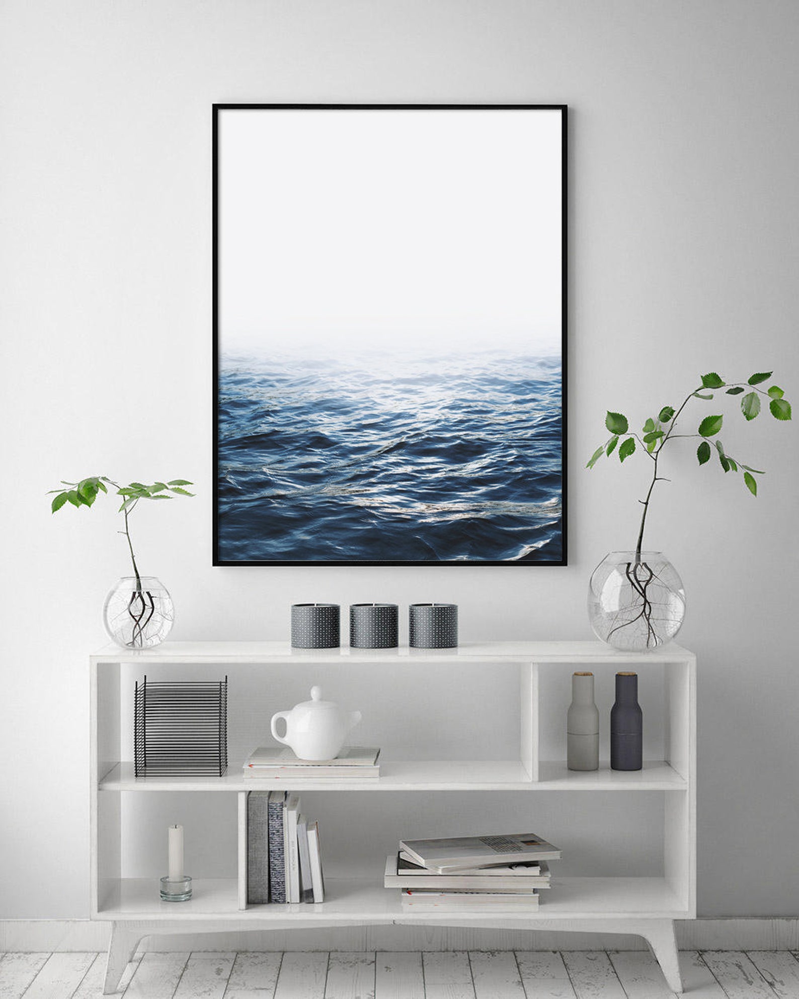 Ocean Wall Art Ocean Print Coastal Wall Artmodern Wall Art | Etsy