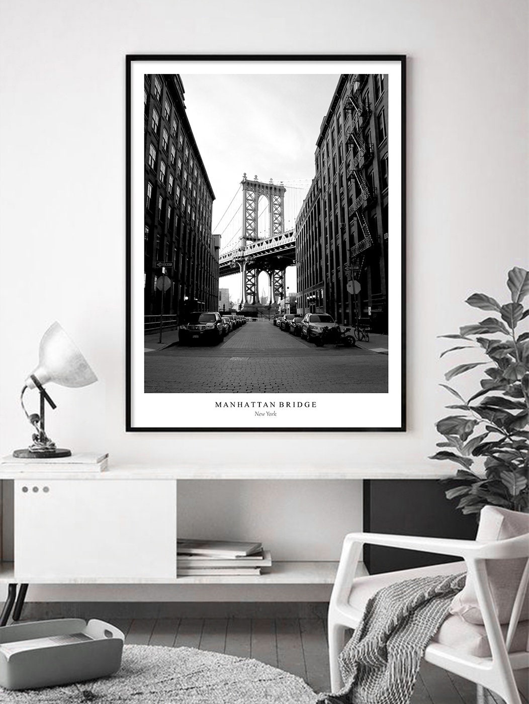 Manhattan Bridgeart Printsnew York Printnew York - Etsy