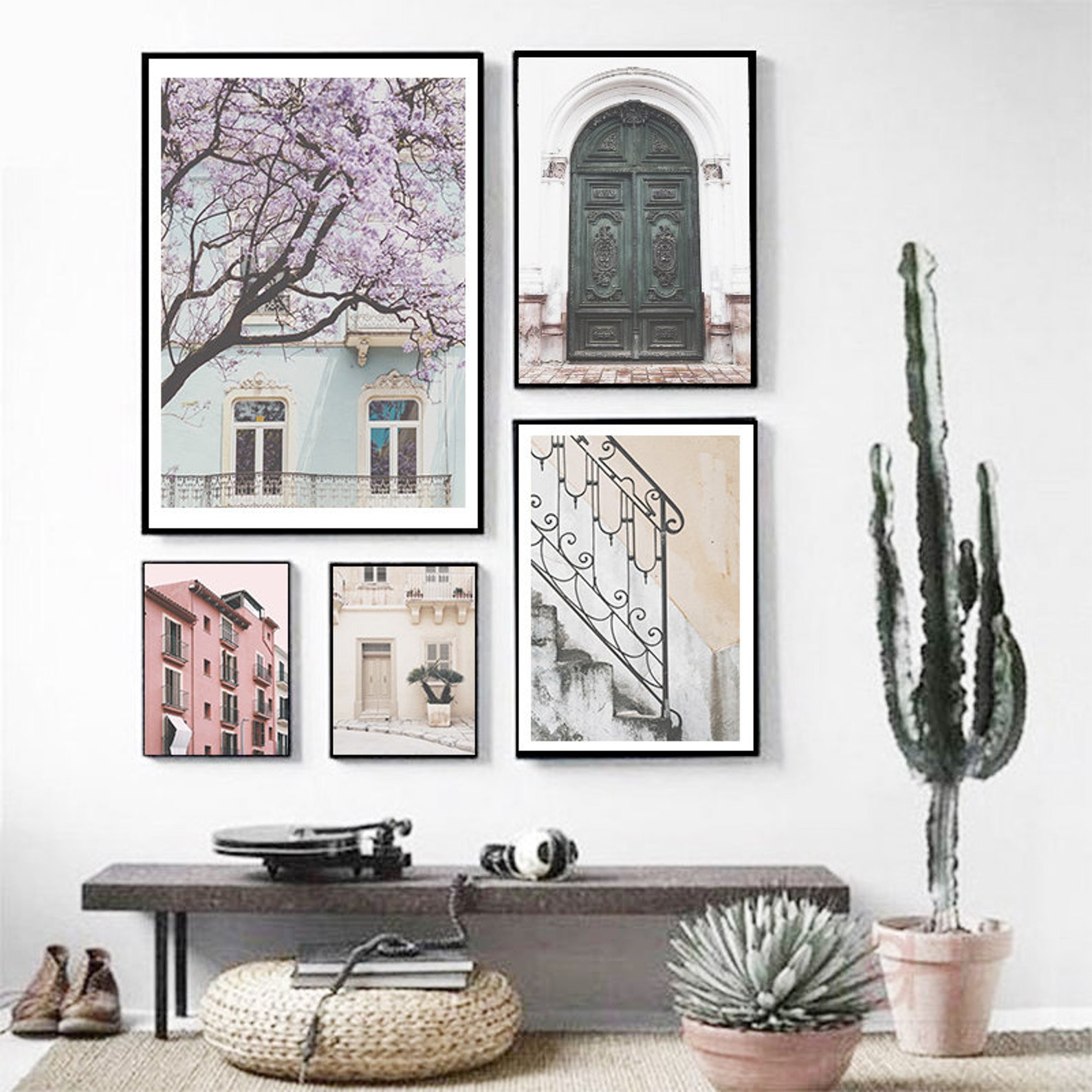 Set of 5 Prints Photography Wall Art Wall Art Set Travel - Etsy