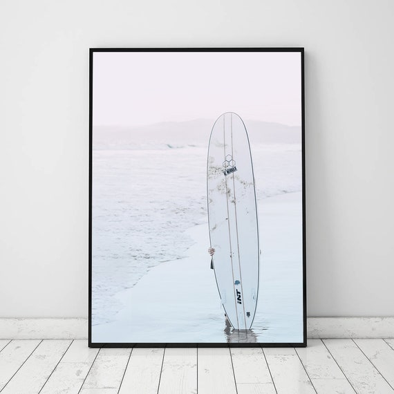 Surfing Poster Ocean Wall Art Travel Posterminimalist - Etsy